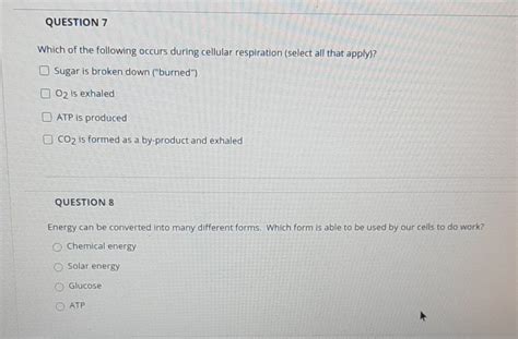 solved question 7 which of the following occurs during