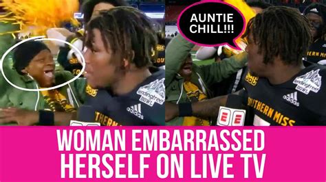 Woman Embarrassed Herself On Live Tv Interrupted Nephew S Interview