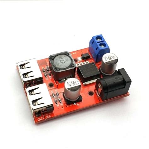 Dc V To V A Dual Usb Power Supply Charger Step Down Converter Kunkune