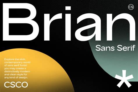 Cs Brian Font Free Font