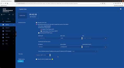 Switch NTP Client Not Synchronizing Comware