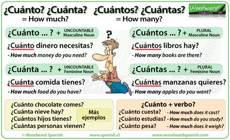 How Much How Many In Spanish Cuántos Woodward Spanish