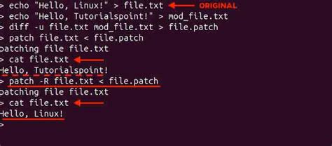 Patch Command In Unix