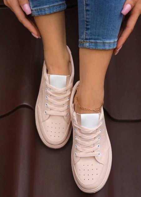 Кеды из эко кожи пудровый размер 40 Оригинальная обувь Rozetka