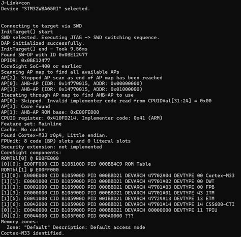 St Nucleo Wba65ri Segger Knowledge Base