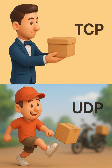 Bangmod Cloud อธิบายการส่งข้อมูลแบบ Tcp และ Udp ในหนึ่งภาพ 😂 Tcp Transmission Control