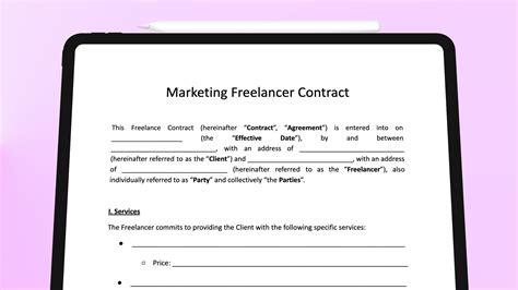 Contractors Agreement Template