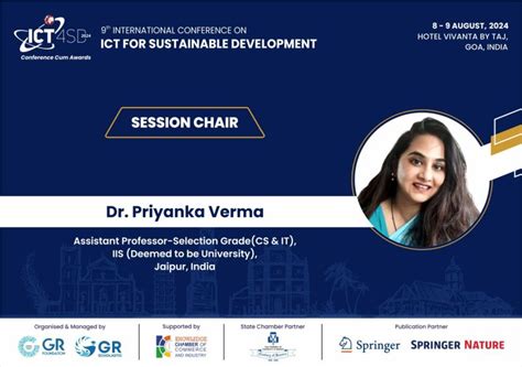 Chairing A Session Is Always Exciting It Offers A Unique Opportunity