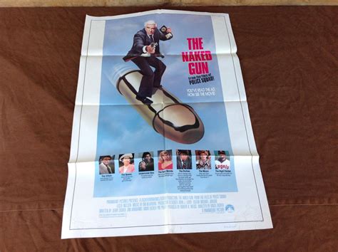 1988 The Naked Gun Original Movie House Full Sheet Poster 1955578099