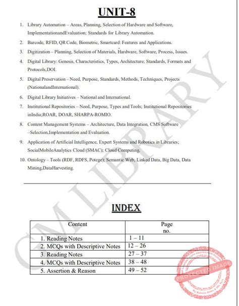 Lis Ugc Net Kvs Nvs Rsmssb Dsssb Psssb Etc Special Notes Unit 8 Proven