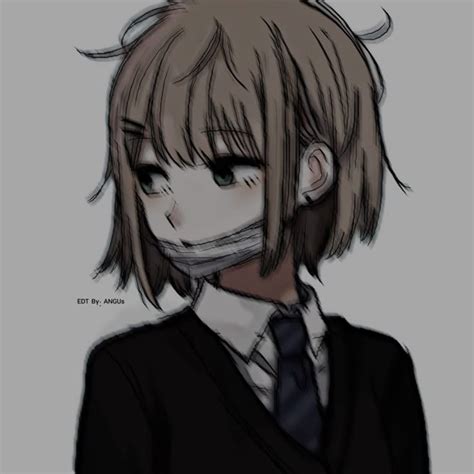 Dibujo De Perfil De Anime