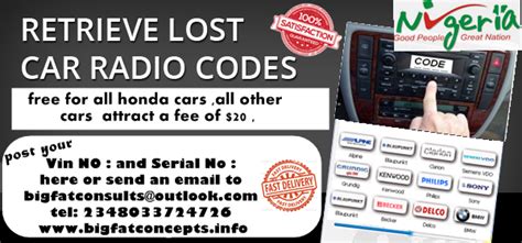 Toyota Radio Code Unlock Car Talk Nigeria