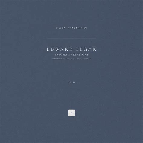 Edward Elgar On Tidal