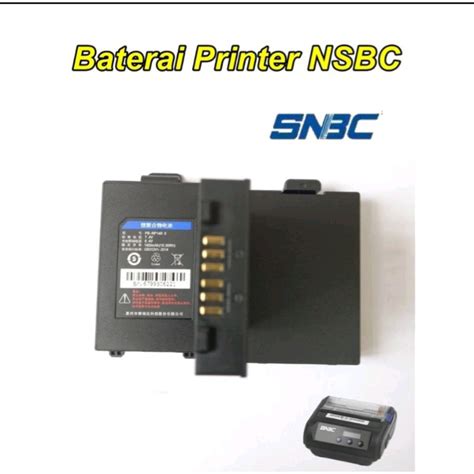 Jual Baterai Batre Baterry Printer Label Barcode Thermal Snbc Shopee Indonesia