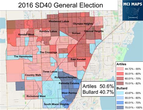 Florida State Senate District Map