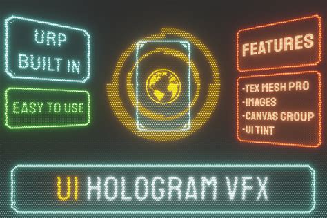 Ui Hologram Vfx Vfx Unity Asset Store