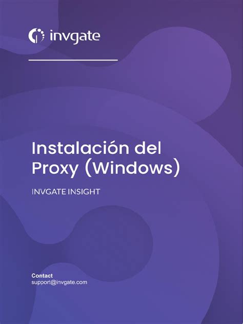 instalacion de proxy invgate insight pdf servidor proxy servidor