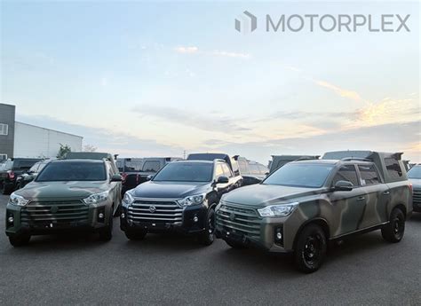 쌍용차 뉴 렉스턴 스포츠 국군 지휘차량 낙점 군토나 명성 잇는다