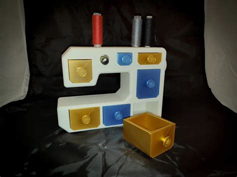 Sewing Machine Shaped Sewing Storage Box Free 3d Print Model Makerworld