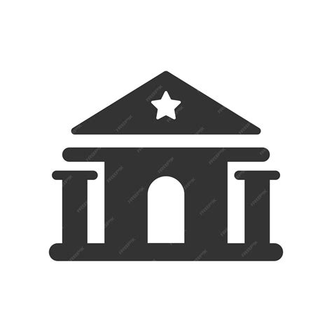 경찰서 아이콘 프리미엄 벡터