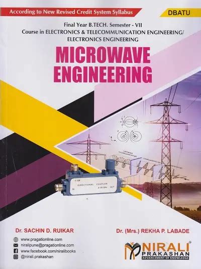 Nirali Prakashan Microwave Engineering Final Year B Tech Course In Electronics And