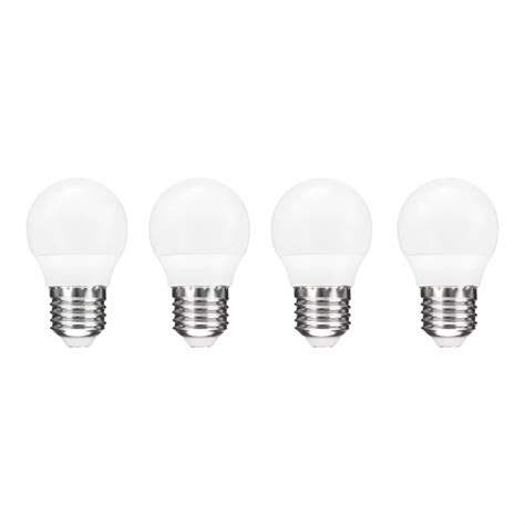 Essentials E27 Mini Globe Led Light Bulb 250lm 2 2w 4 Pack Screwfix