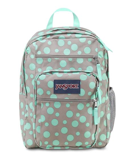 Jansport Big Student Backpack Grey Rabbit Sylvia Dot New Star