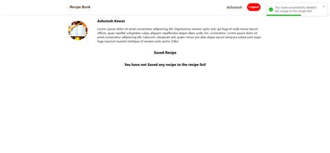 Github Ashu Recipe Webapp A React Recipe Web App Is A Web Based Application That Allows