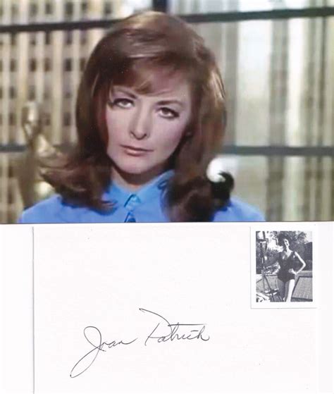 Mega Rare Joan Patrick Signed Autographed 3x5 Index Card Photo Get