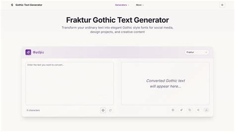 Fraktur Gothic Text Generator Free Gothic Text Generator