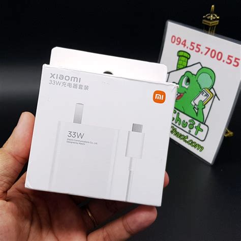 Bộ Sạc Nhanh Xiaomi 33W Mi Turbo Charge FULLBOX ZIN Chính Hãng Shop Tí Chuột