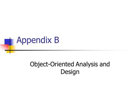 Object Oriented Analysis And Design Ppt Download