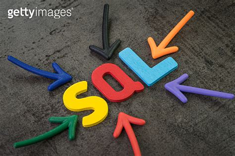 Sql Modern Programming Language For Database In Software Development Or Application Concept