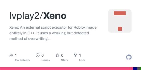 GitHub Lvplay2 Xeno Xeno An External Script Executor For Roblox