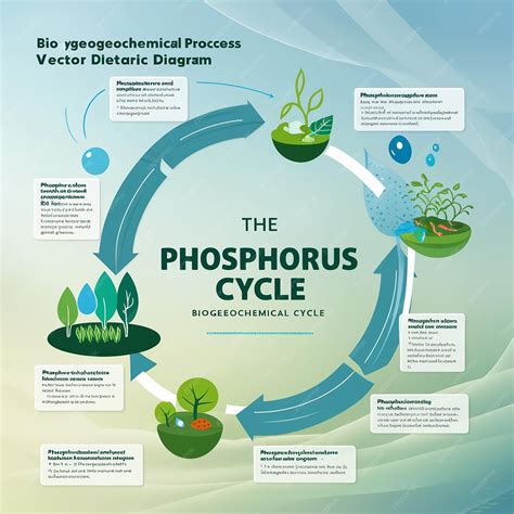 Phosphorus Cycle Biogeochemical Cycle Education Chart Diagram With Explanation Premium Ai