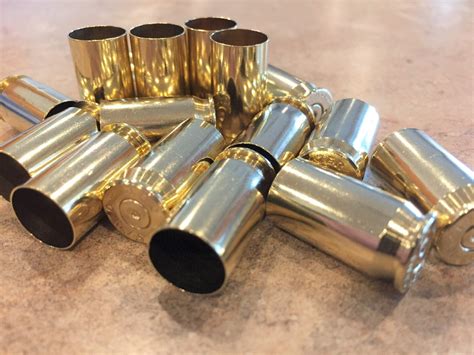 45 Acp Empty Brass Shells Used Spent Bullet Casings Fired Polished