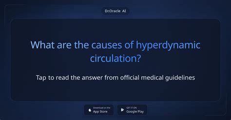 What Are The Causes Of Hyperdynamic Circulation