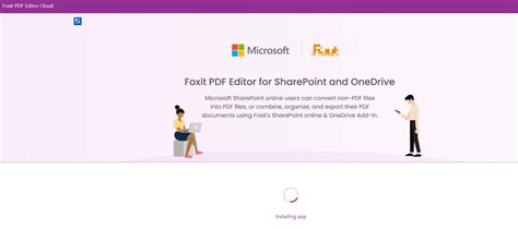 how to integrate foxit pdf editor cloud with sharepoint