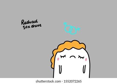 Reduced Sex Drive Hand Drawn Vector Stock Vector Royalty Free 1552072265 Shutterstock