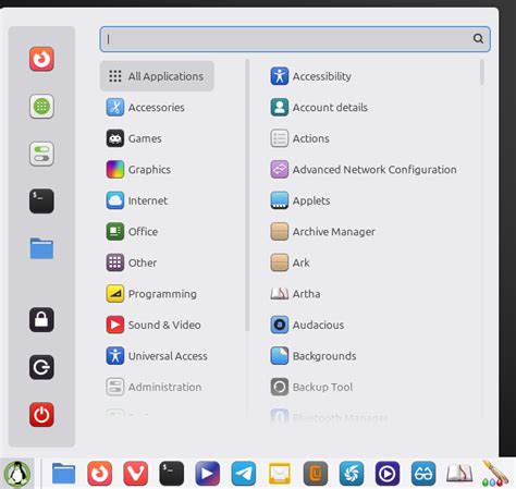 Linux Mint New Cinnamon Menu And System Info Tool Archyde