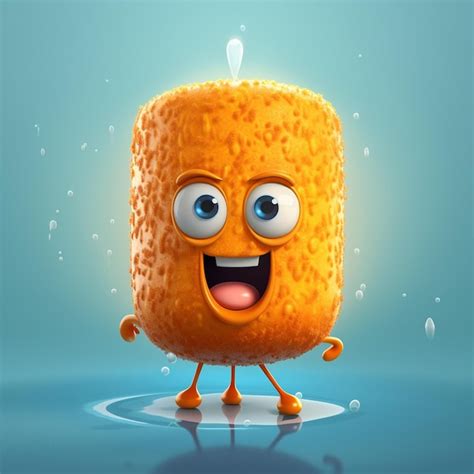 Premium Photo A Cute 3d Cartoon