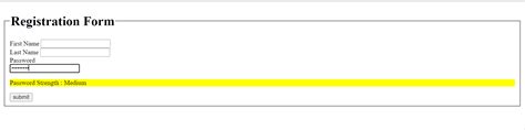 Js Html Dom Events Password Strength · Akash Coded Mern