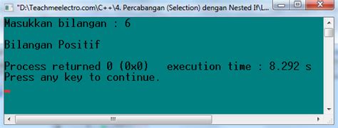 contoh program c perulangan dan percabangan berbagai contoh