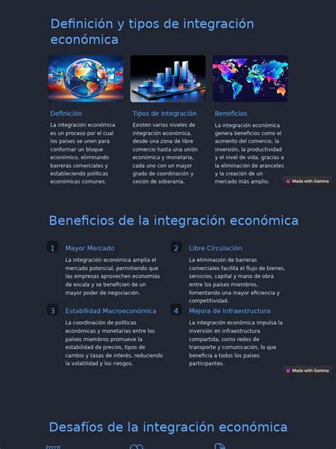Introduccion A La Integracion Economica Pdf Integración Económica