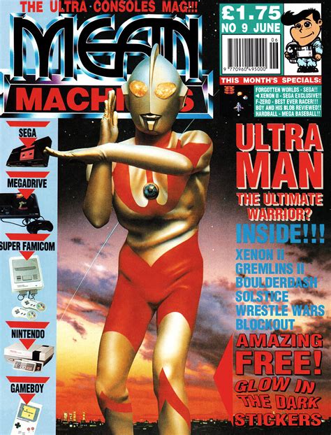 Mean Machines Issue 9 June 1991 Front Cover Rretrogamingmagazines
