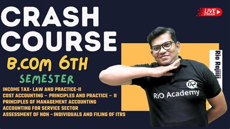 6th Sem Live Class Crash Course On All Subject Youtube