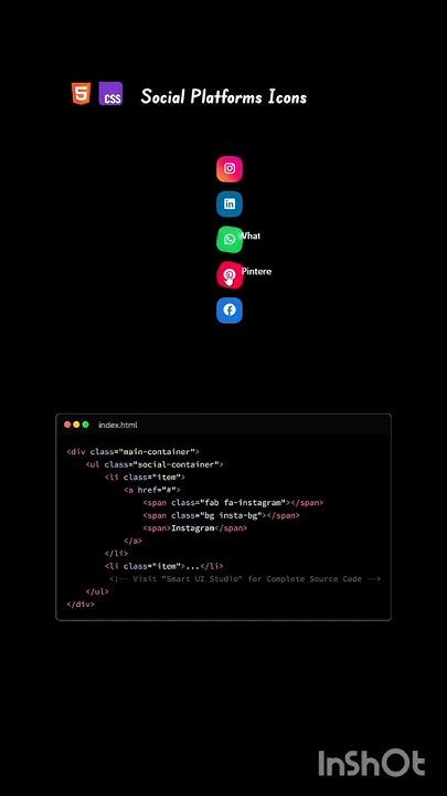 social platform icons coding python frontendcourse htmlcss youtube