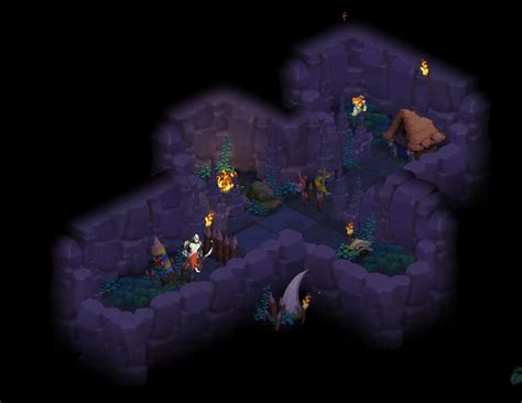 test run of a small cave environment in the new interior tileset r