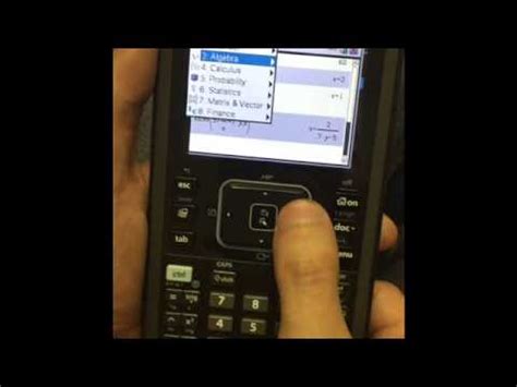 TI-Nspire CAS CX How to Use - YouTube