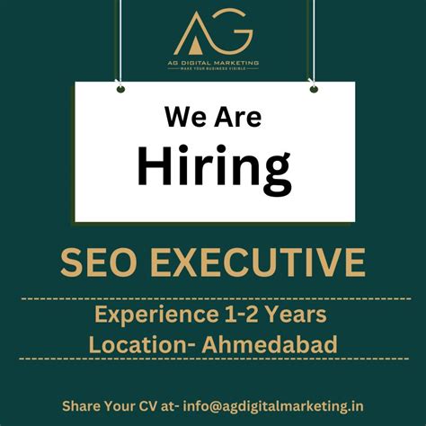 Abhishek Gandhi On Linkedin Join Our Team As An Seo Executive Are You